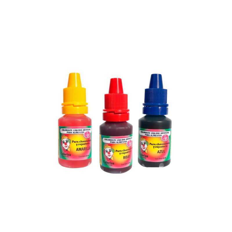 Colorante líquido x 12ml - La Alacena del Chef
