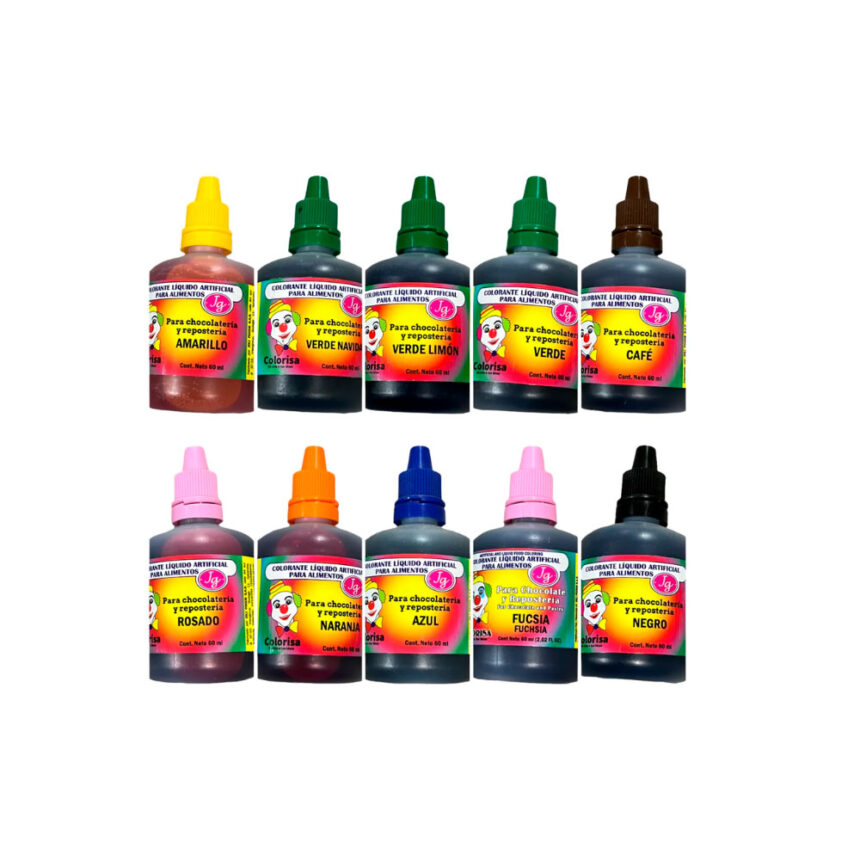 Colorante líquido x 60ml - La Alacena del Chef