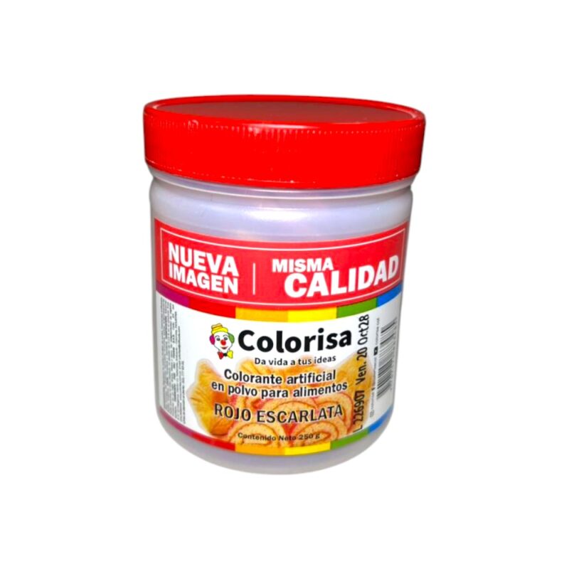Colorante en Polvo Rojo Escarlata L 250GR - La Alacena del Chef